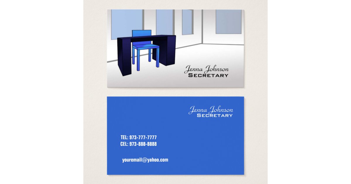Secretary business cards | Zazzle