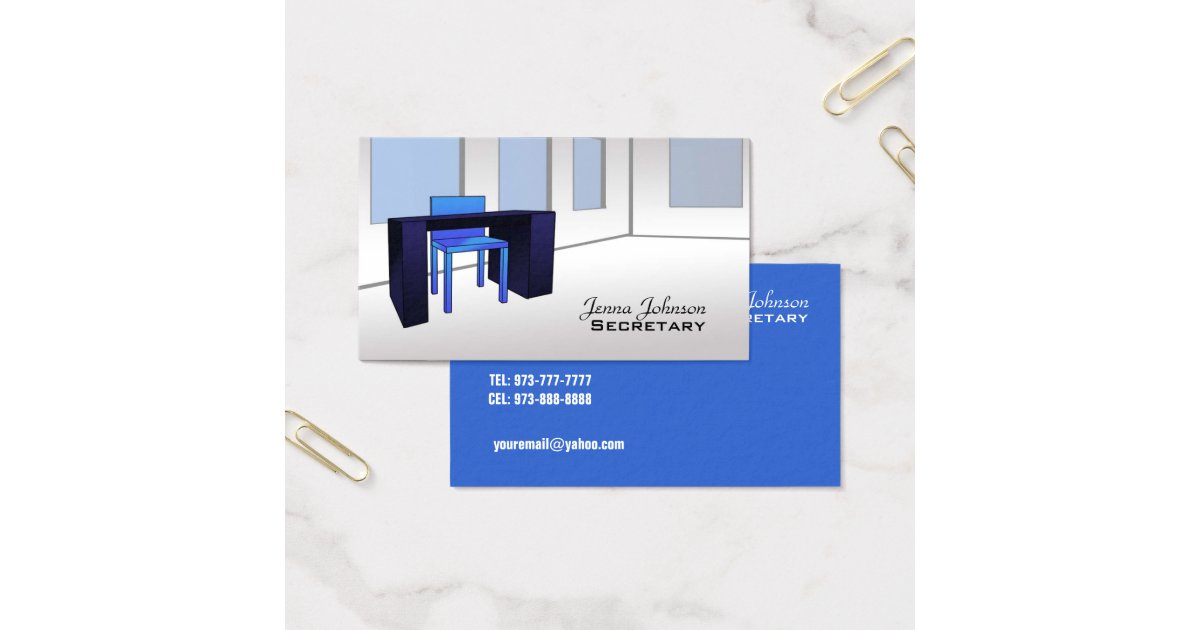 Secretary business cards | Zazzle