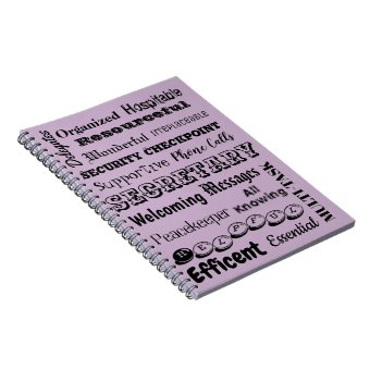 Secretary Notebook | Zazzle