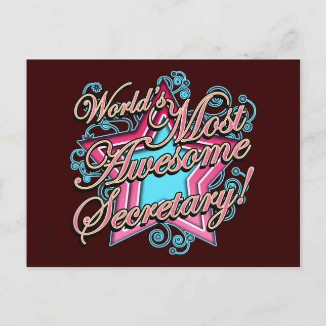 Secretarys Day Postcard | Zazzle
