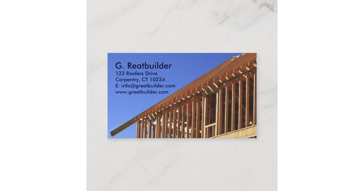Section of framing business card | Zazzle