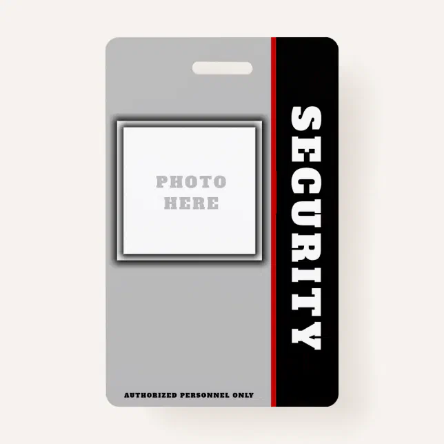 SECURITY BADGE | Zazzle