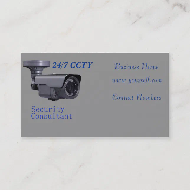 Security Business Card | Zazzle