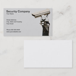 Security Business Card | Zazzle