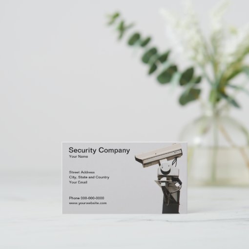 Security Business Card | Zazzle