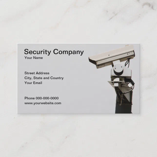 Security Business Card | Zazzle