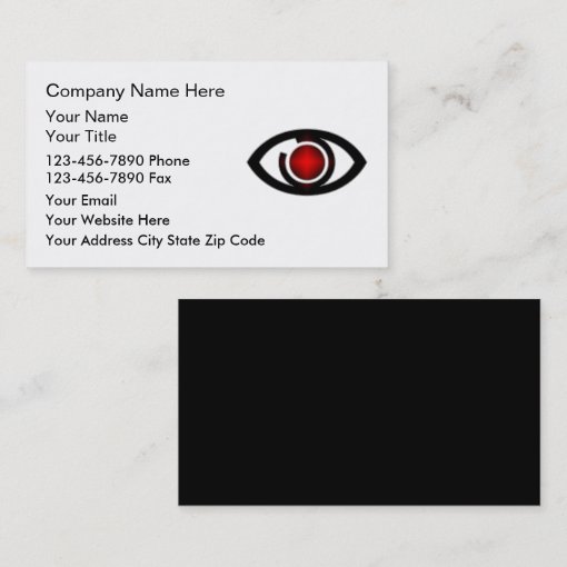 Security Business Cards | Zazzle