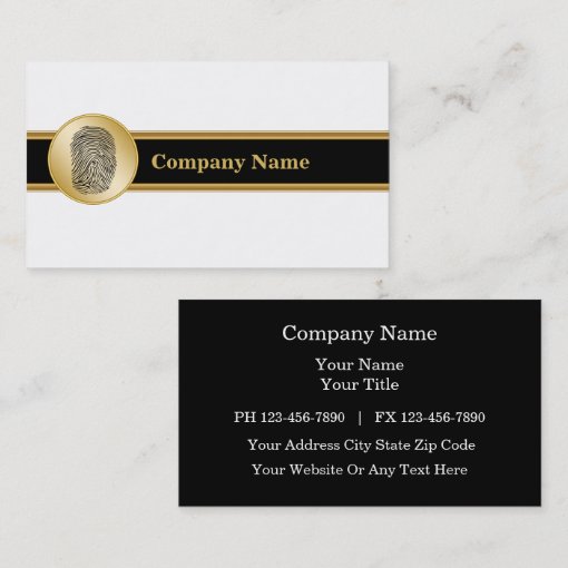 Security Business Cards | Zazzle