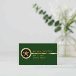 Security Business Cards | Zazzle
