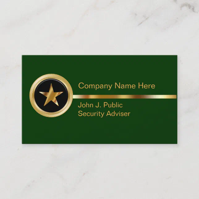 Security Business Cards | Zazzle