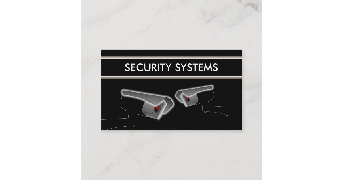 Security Business Cards | Zazzle