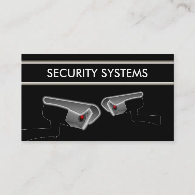 Security Business Cards | Zazzle