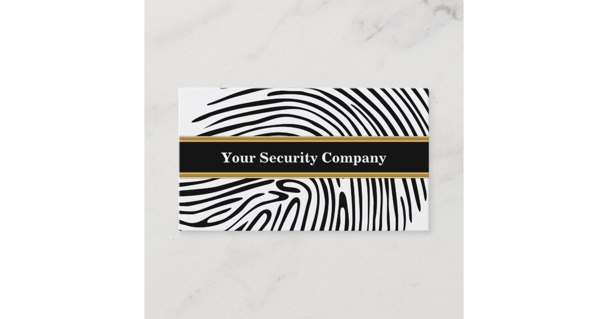 Security Business Cards | Zazzle