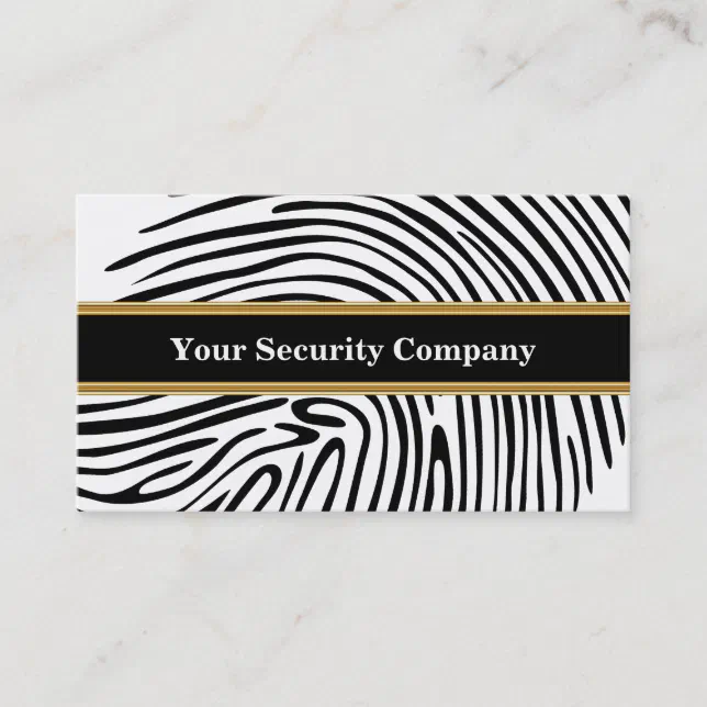 Security Business Cards | Zazzle