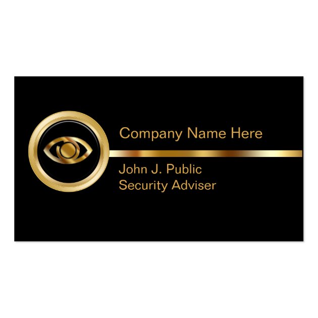 Security Business Cards