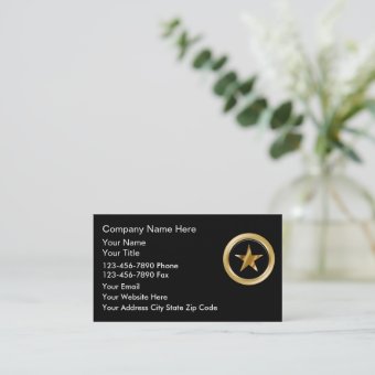 Security Business Cards | Zazzle