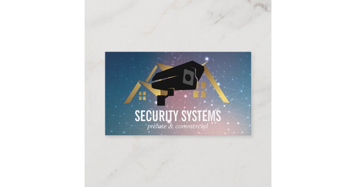Security Camera | House Logo Business Card | Zazzle