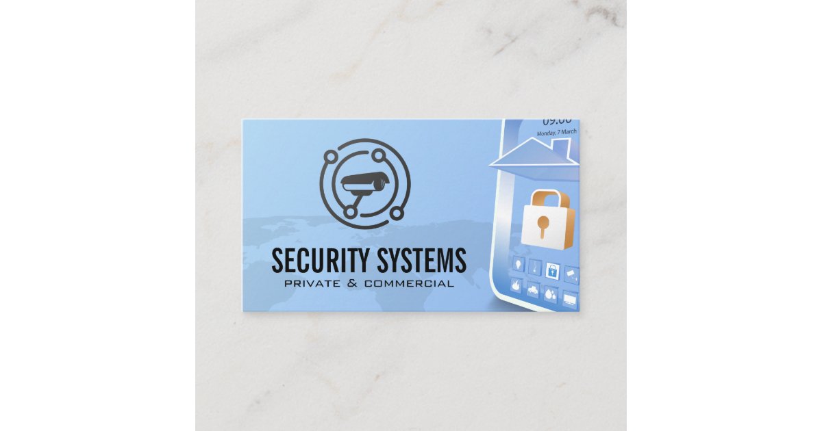 Security Camera | Smart Phone Tech Business Card | Zazzle
