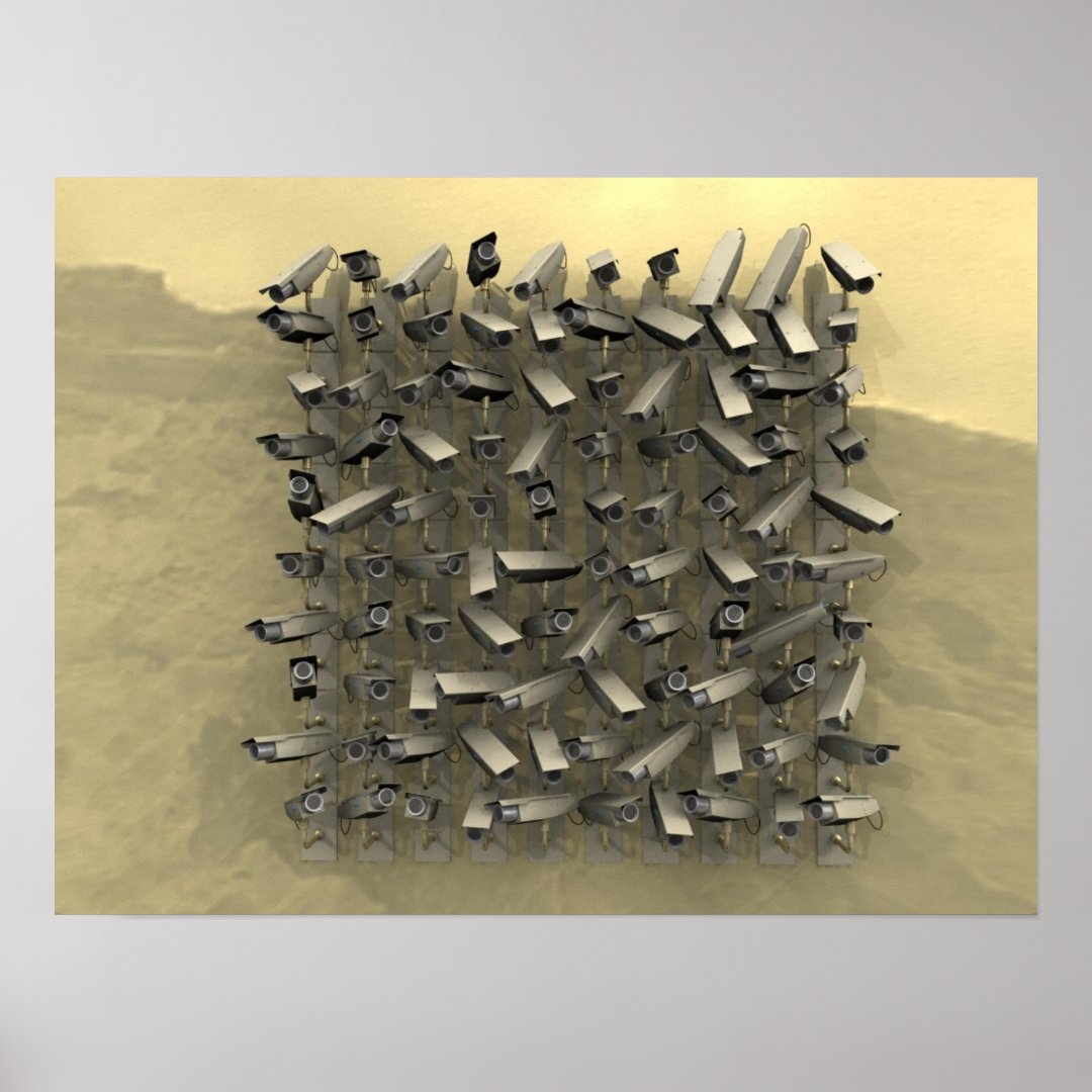 Security Camera Wall Poster | Zazzle