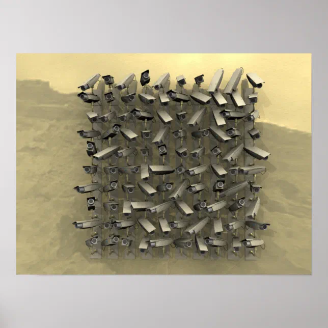 Security Camera Wall Poster | Zazzle