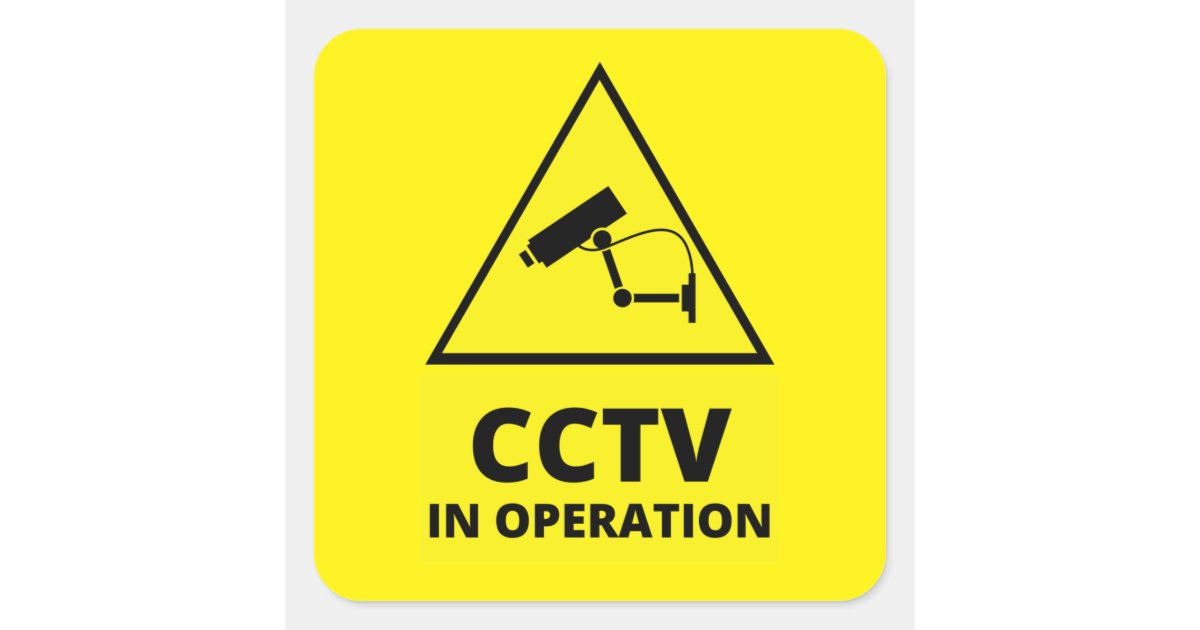 Security Camera Warning Stickers | Zazzle