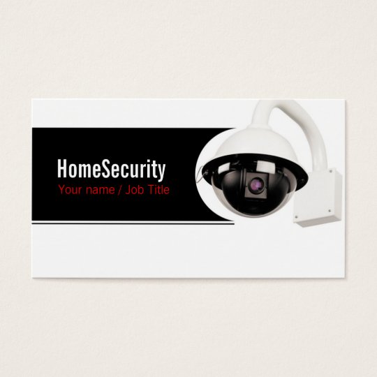 Security company business card | Zazzle.com