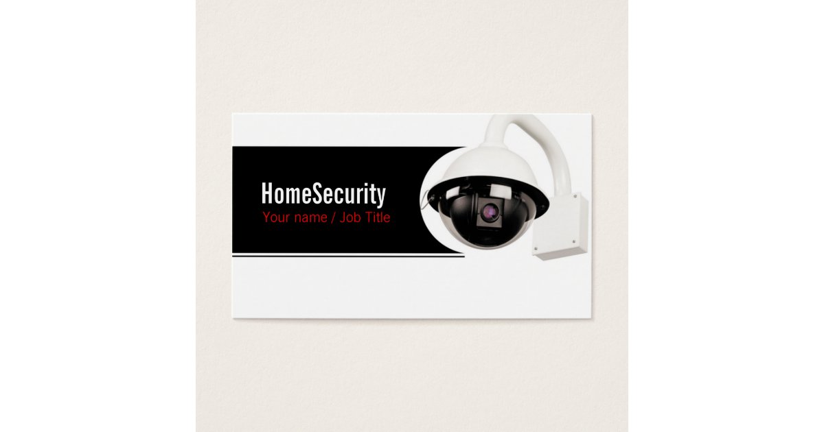 Security company business card | Zazzle.com