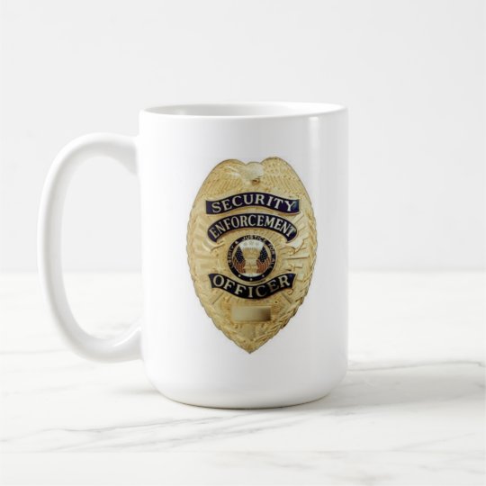 Security Enforcement Officer Coffee Cup | Zazzle.com