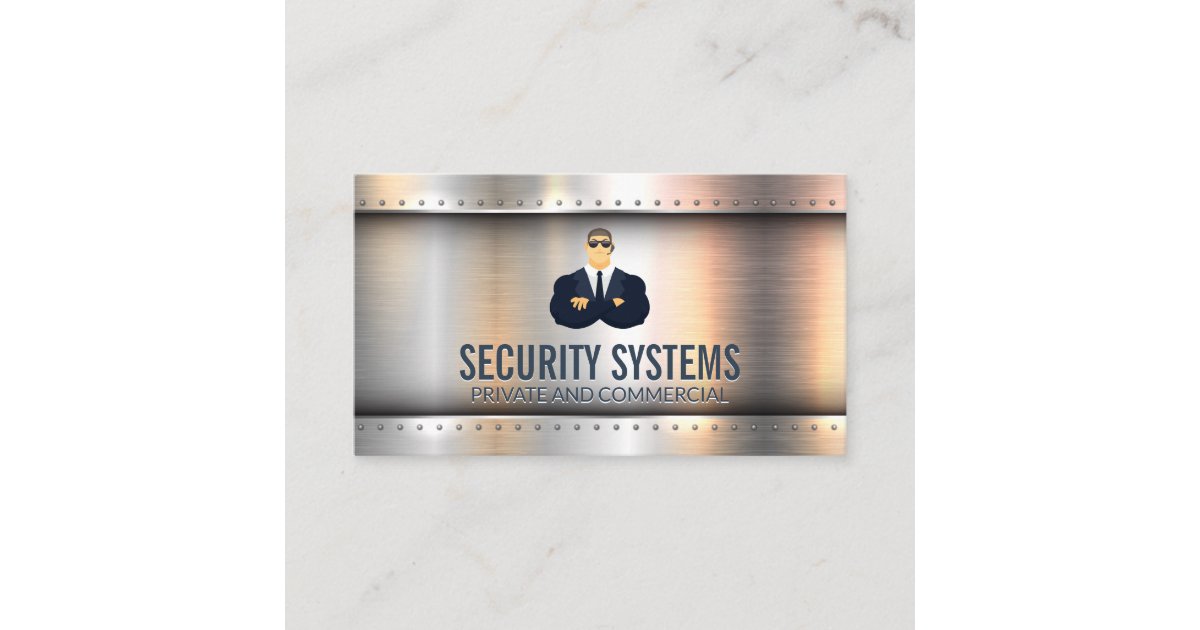 Security Guard Business Card | Zazzle