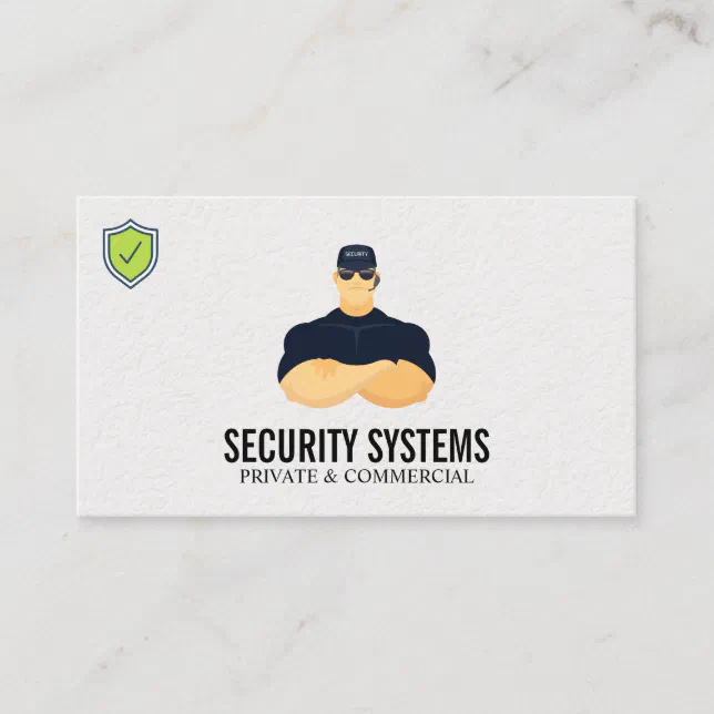 Security Guard Business Card | Zazzle