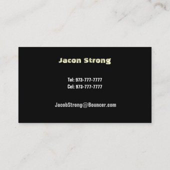 Security Guard Business Cards | Zazzle