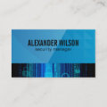 Security Guard | Cyber Code | Tech Business Card | Zazzle