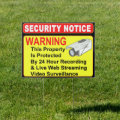 SECURITY Notice Surveillance Sign | Zazzle