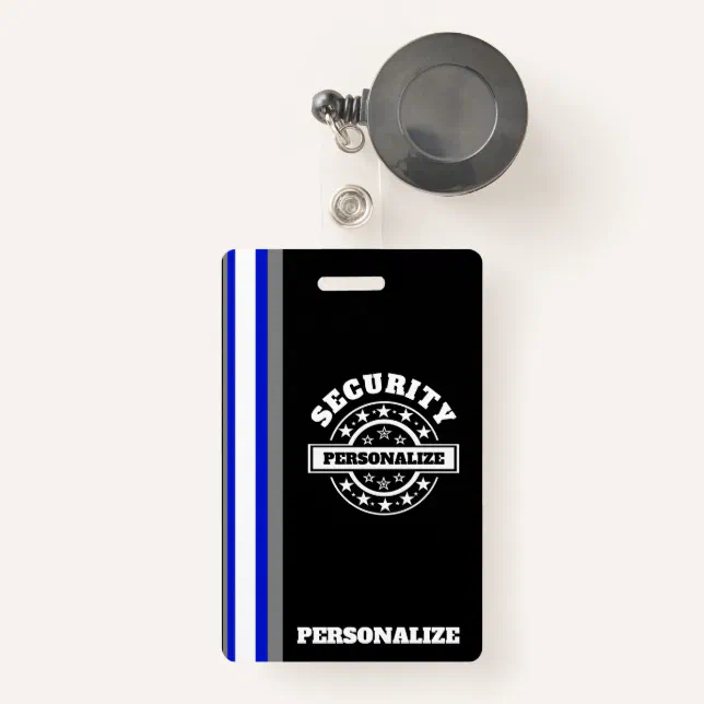 Security Plastic Badge | Zazzle