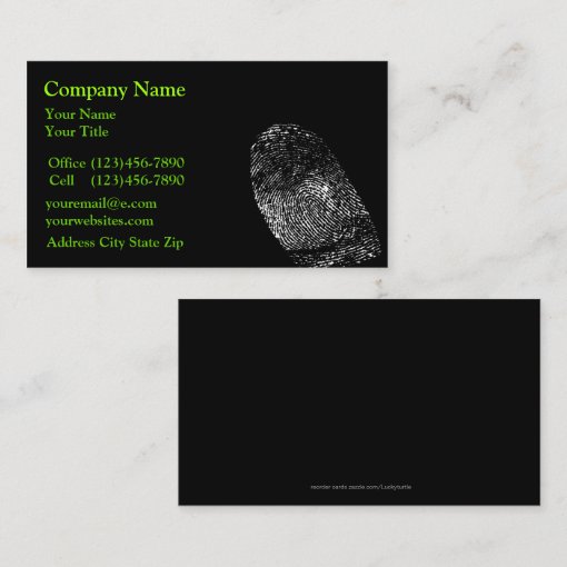 Security Protection Business Cards | Zazzle