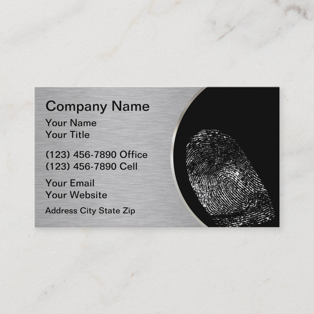 Security Protection Business Cards | Zazzle