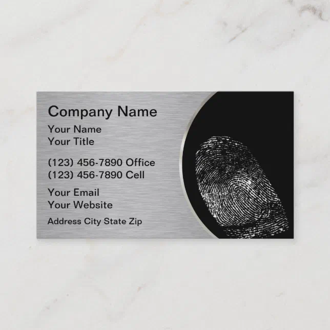 Security Protection Business Cards | Zazzle
