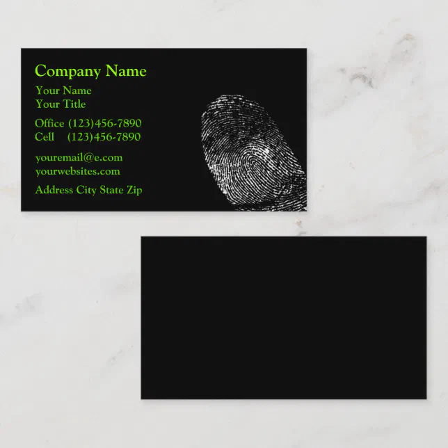 Security Protection Business Cards | Zazzle