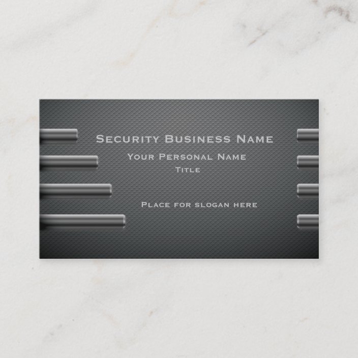 Security Service Business Business Card | Zazzle.com