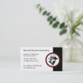 Security Services Consultant Business Cards | Zazzle