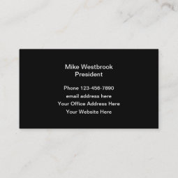 Security Services Modern Business Card | Zazzle