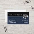 Security Services Modern Business Cards | Zazzle