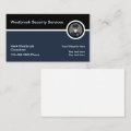 Security Services Modern Business Cards | Zazzle