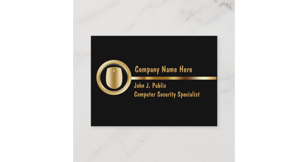 Security Specialist Business Cards | Zazzle