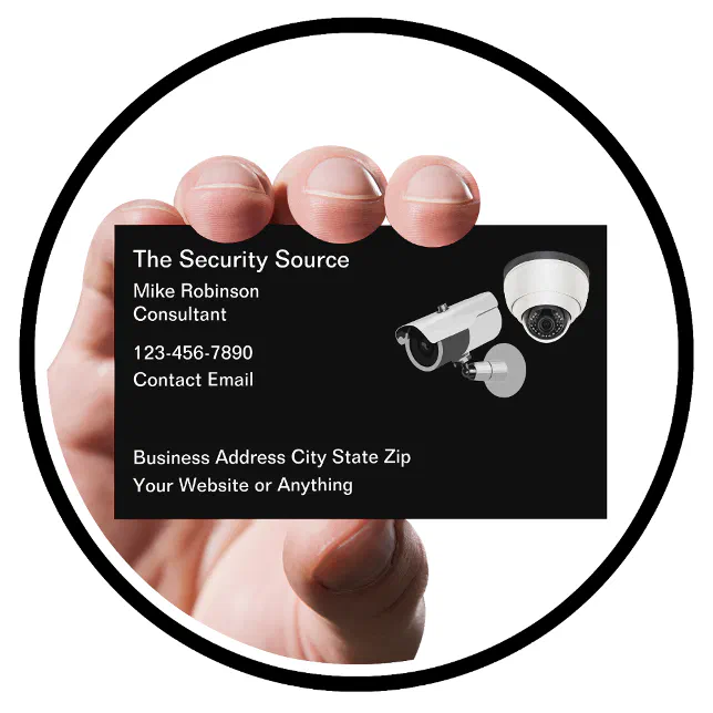 Security Surveillance Theme Business Cards | Zazzle
