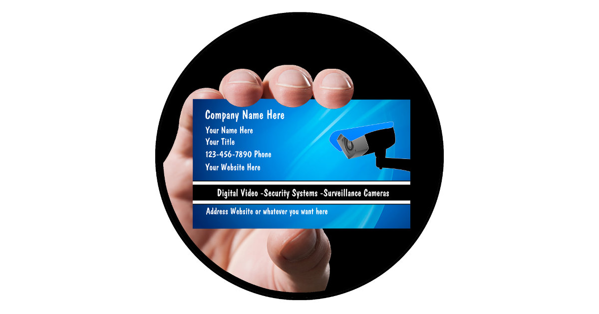 Security System Business Cards | Zazzle