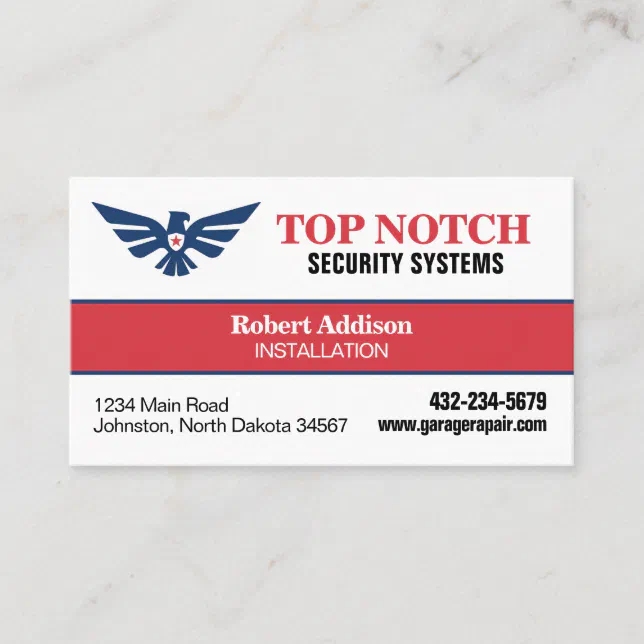 Security Systems Business Card | Zazzle