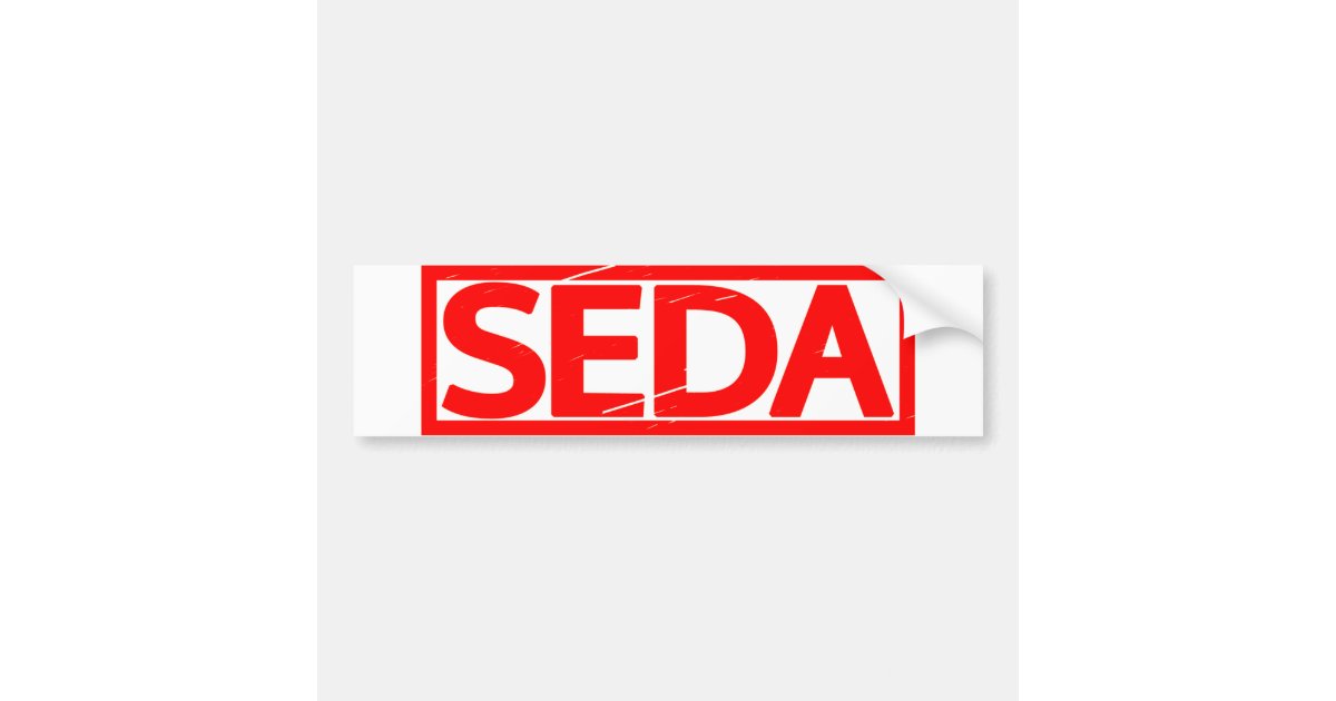 Seda Stamp Bumper Sticker | Zazzle