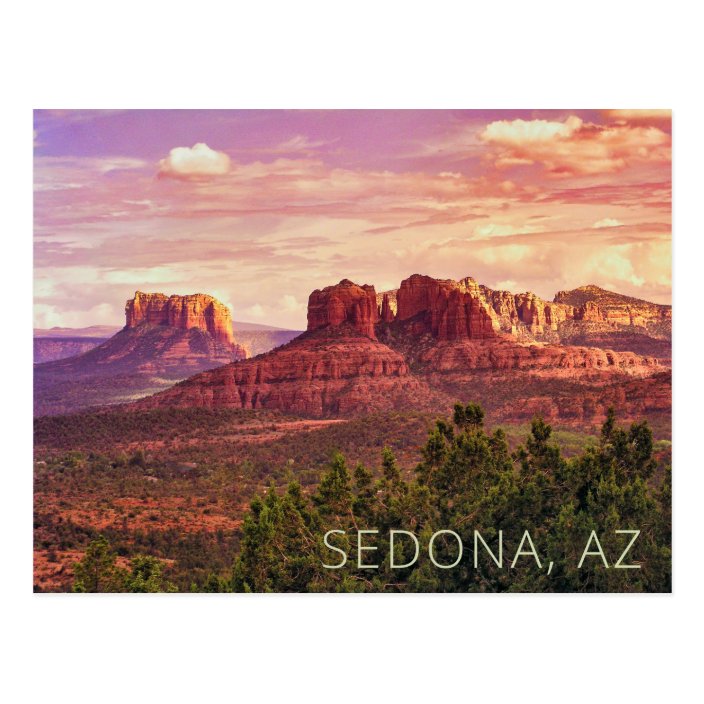 Sedona Arizona Sunset Postcard | Zazzle.com
