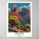Sedona Arizona Vintage Travel | Retro Red Rock Poster | Zazzle